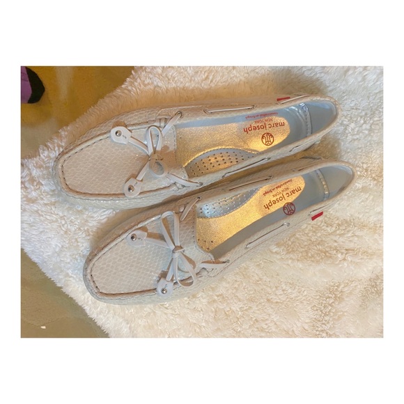 Marc Joseph | Shoes | Nwt Mark Joseph Beige Patent A Leather Loafers ...
